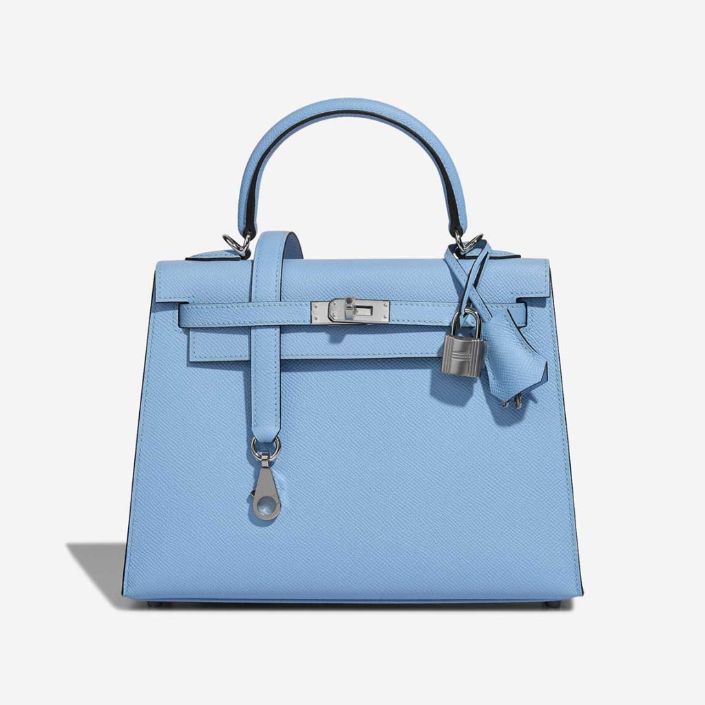 Hermès Kelly 25 Epsom Bleu Céleste | SACLÀB