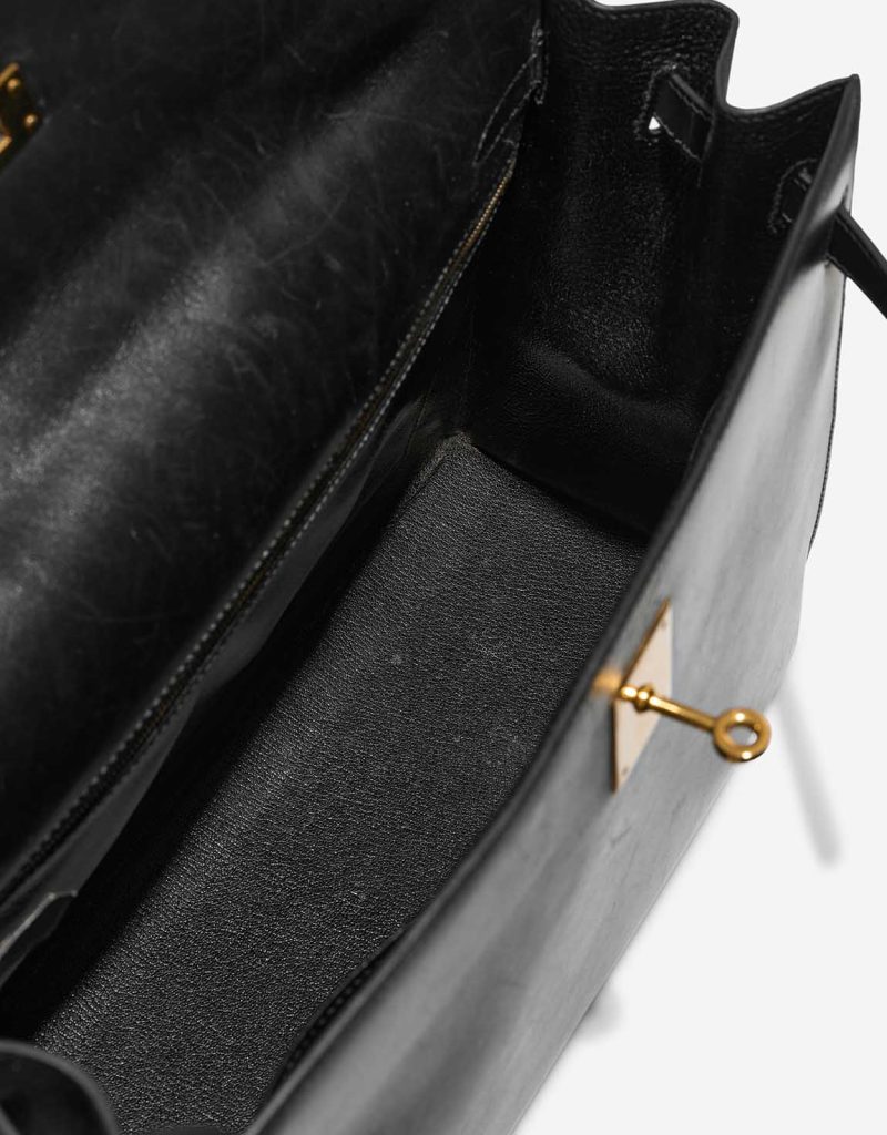 Hermès Kelly 35 Box Black | SACLÀB