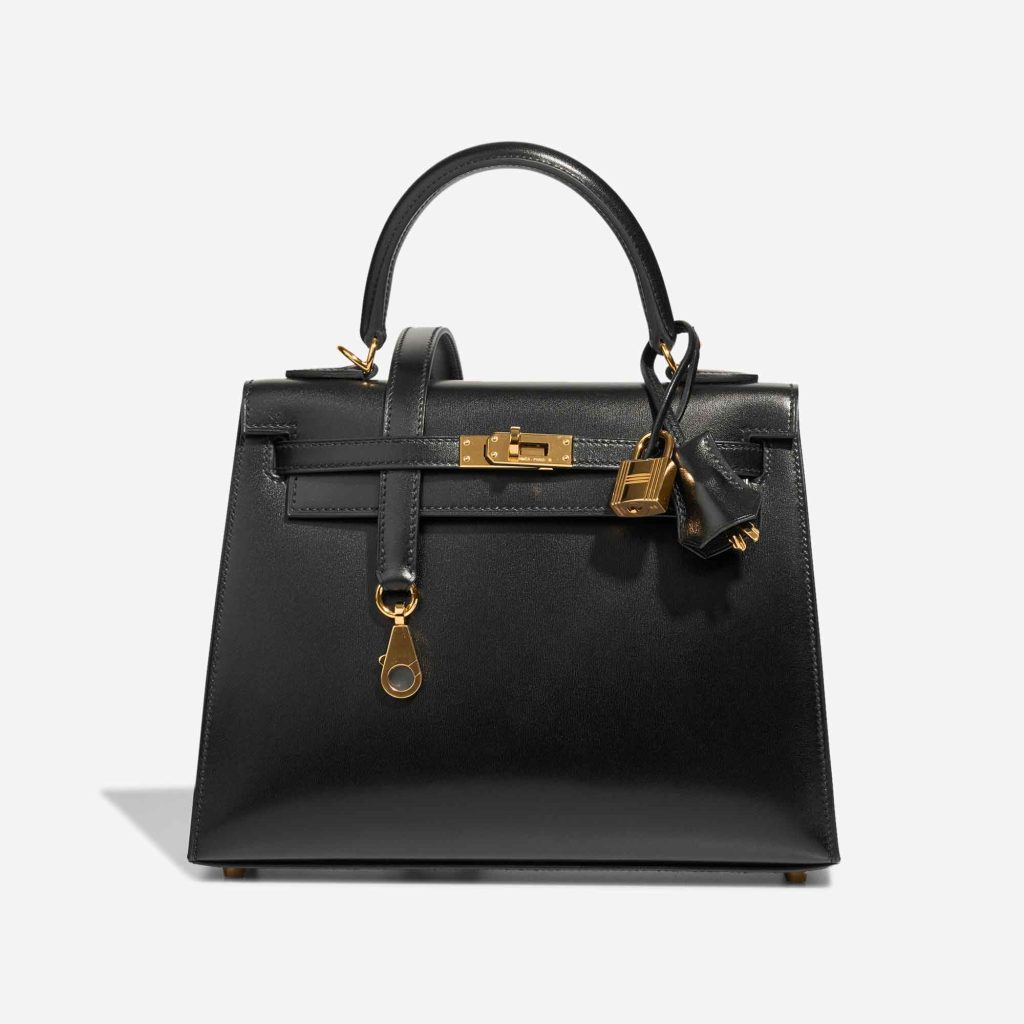 Hermès Kelly 25 Box Black | SACLÀB