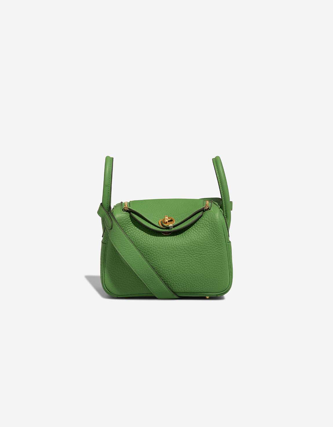 Hermès Lindy Mini Swift Vert Rousseau | SACLÀB