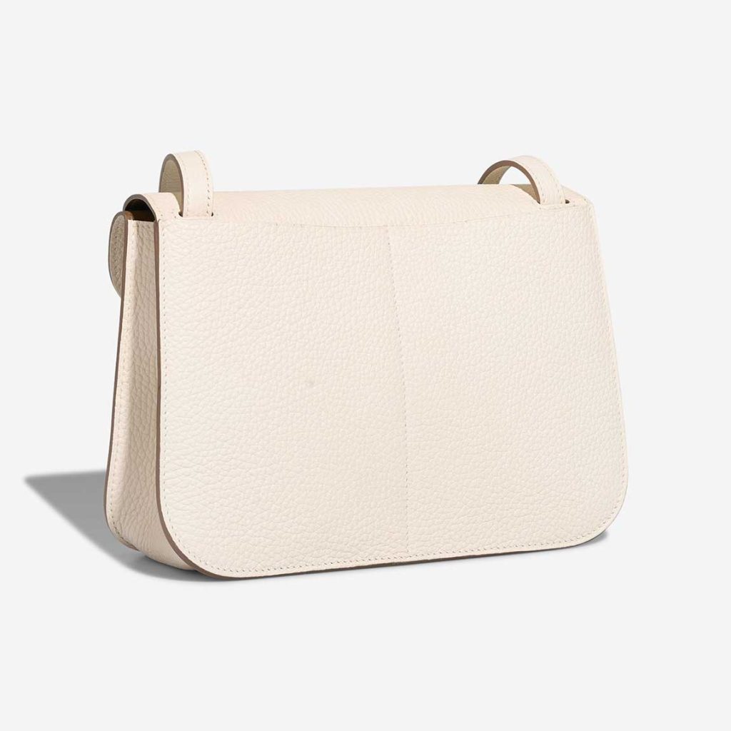 Hermès Halzan 25 Taurillon Clémence Mushroom / Beige de Weimar | SACLÀB