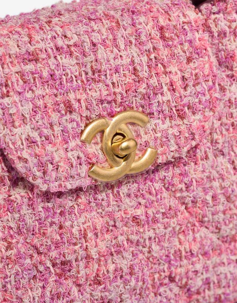 Chanel Kelly Medium Tweed Pink | SACLÀB
