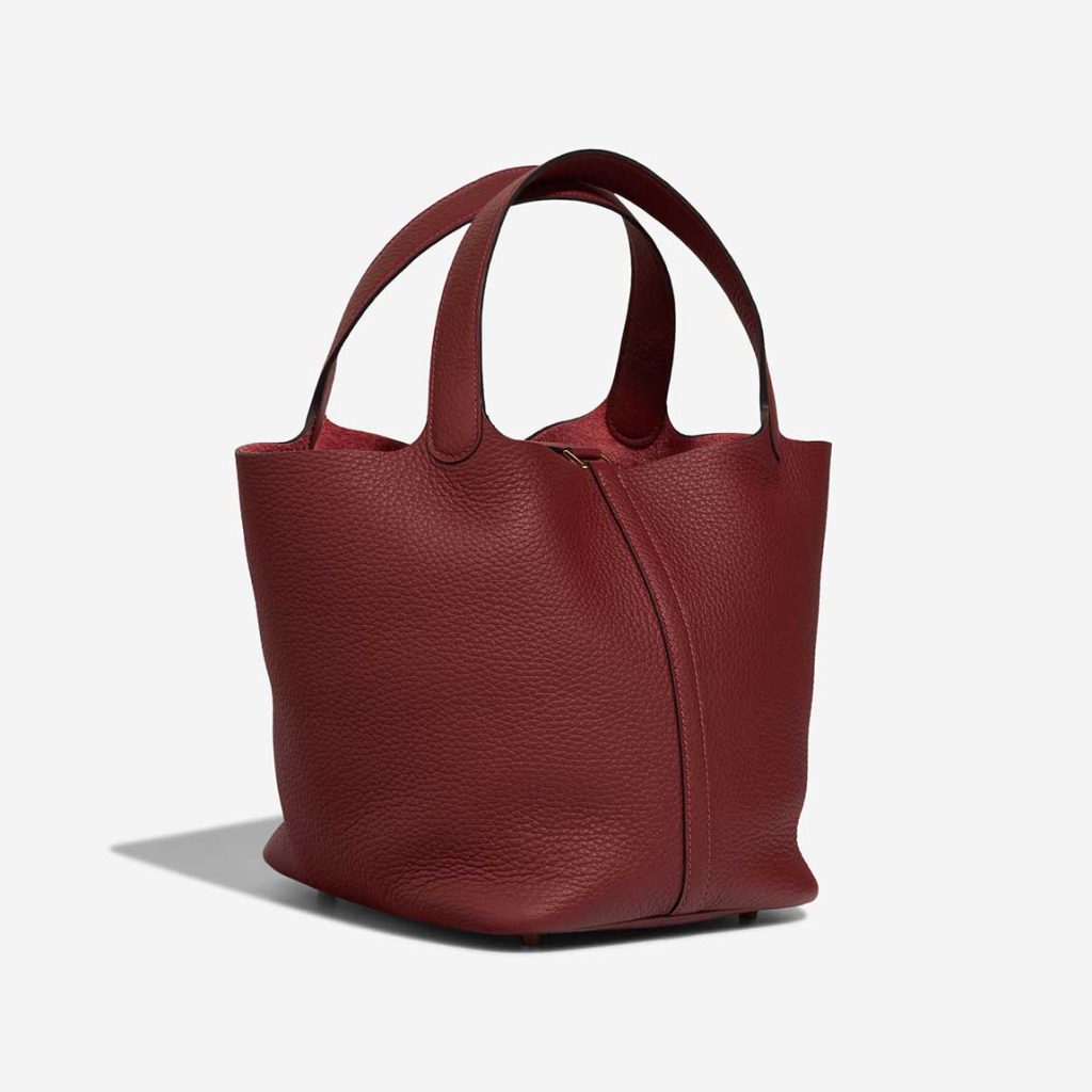 Hermès Picotin 22 Taurillon Clémence Rouge H | SACLÀB