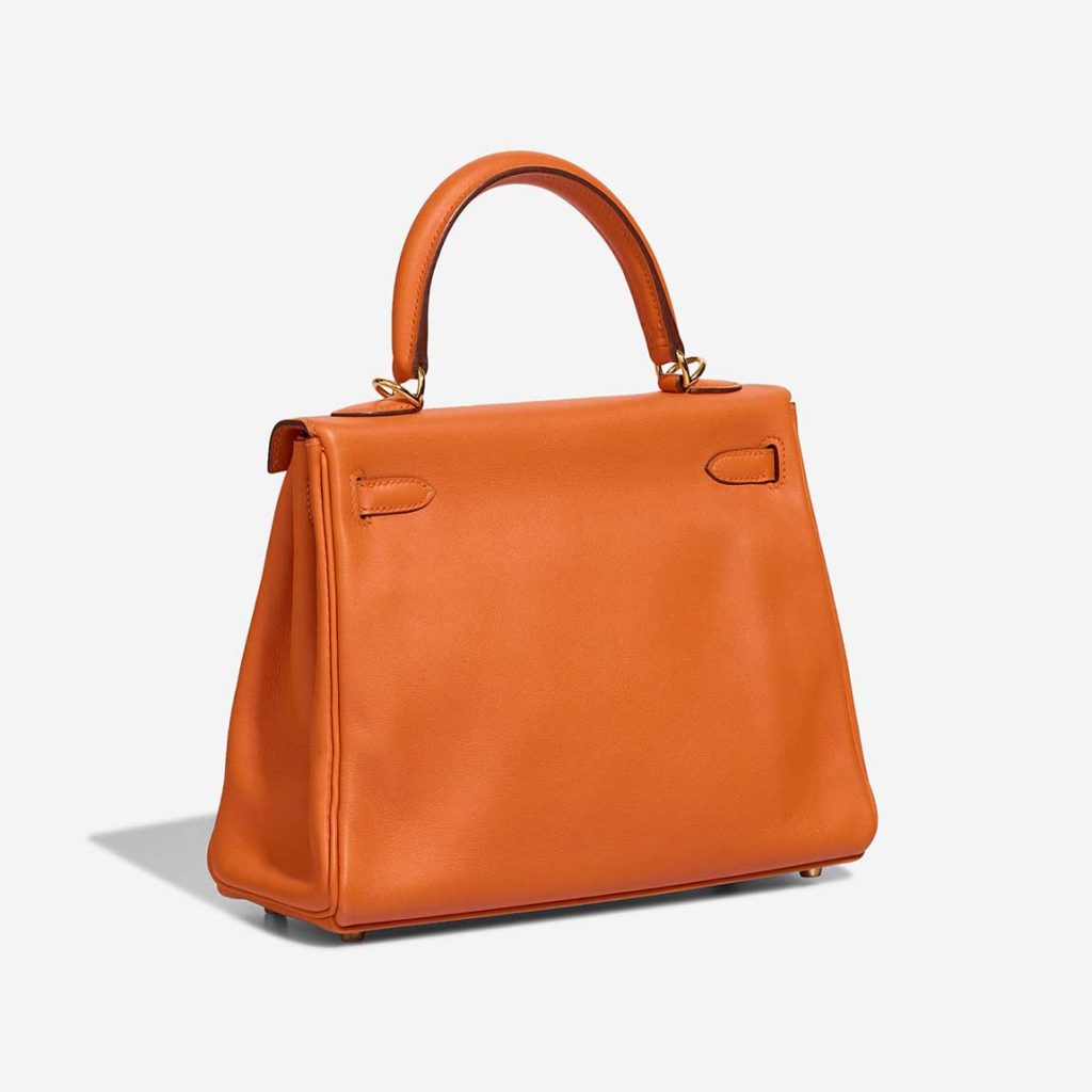 Hermès Kelly 25 Swift Orange H | SACLÀB