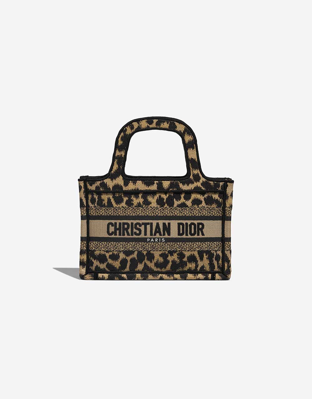 Dior Book Tote Mini Canvas Leopard | SACLÀB