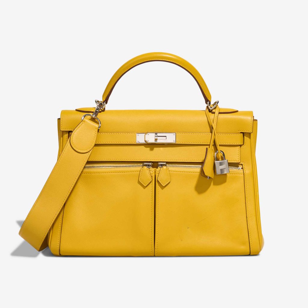Hermès Kelly Lakis 32 Swift Jaune Ambre | SACLÀB
