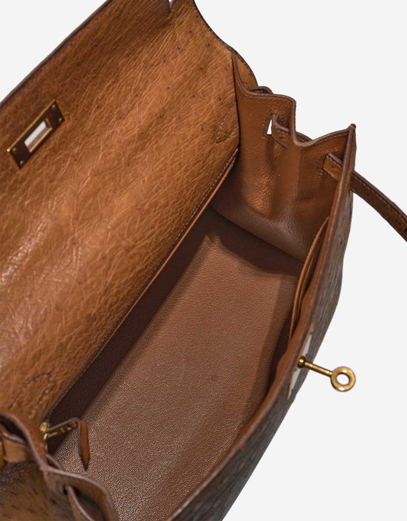 Hermès Kelly 28 Ostrich Gold | SACLÀB
