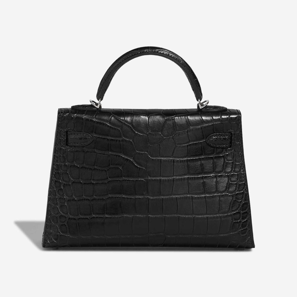 Hermès Kelly Mini Matte Alligator Black | SACLÀB