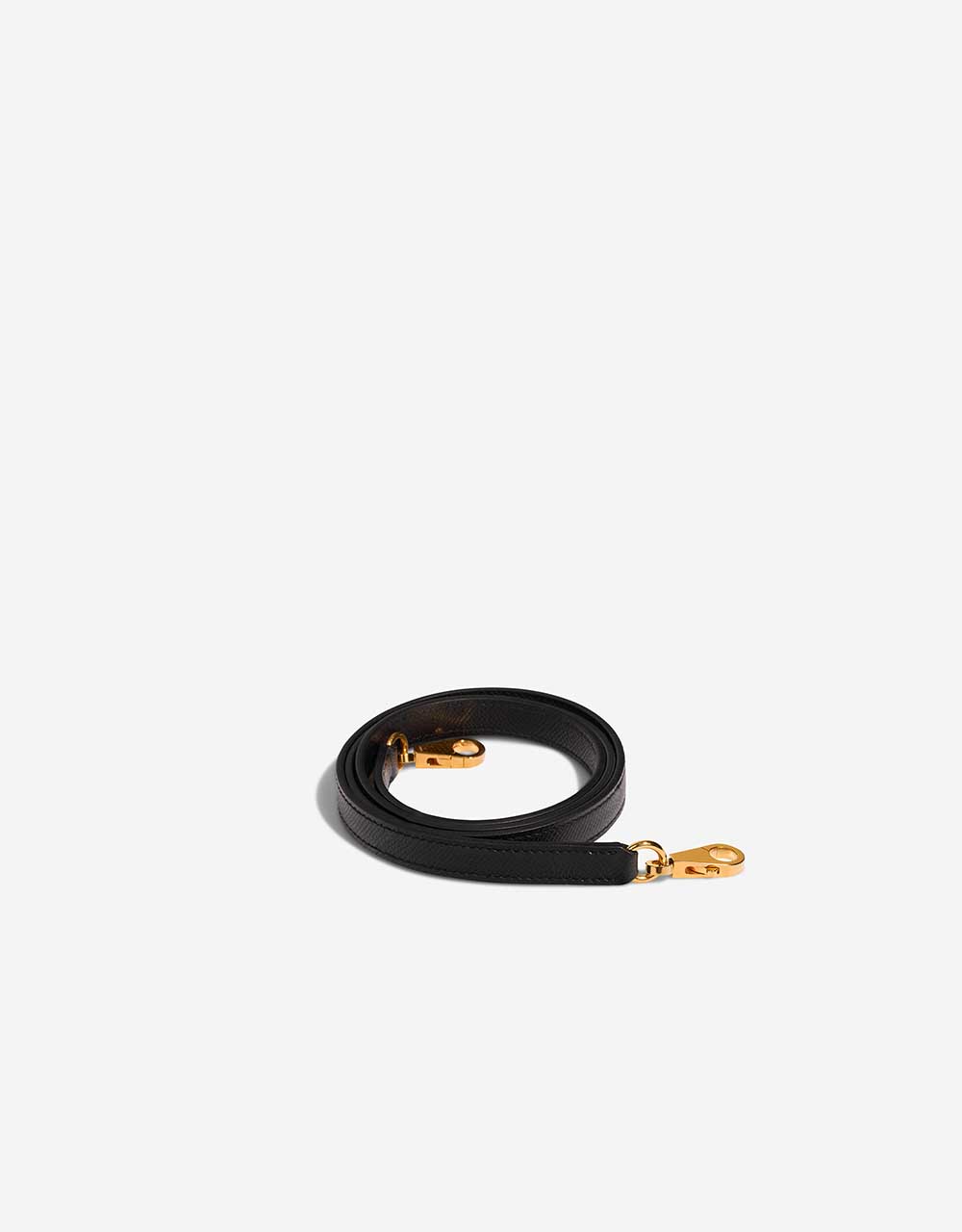Hermès Kelly Strap Epsom Black Long Version | SACLÀB
