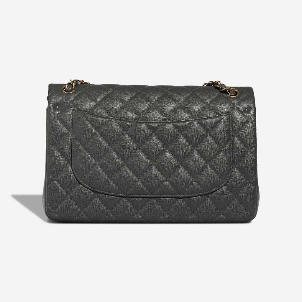 Chanel Timeless Jumbo Caviar Grey | SACLÀB