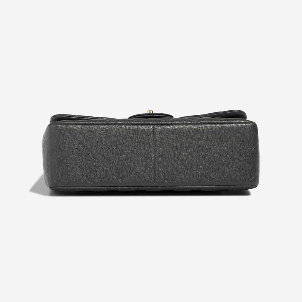 Chanel Timeless Jumbo Caviar Grey | SACLÀB