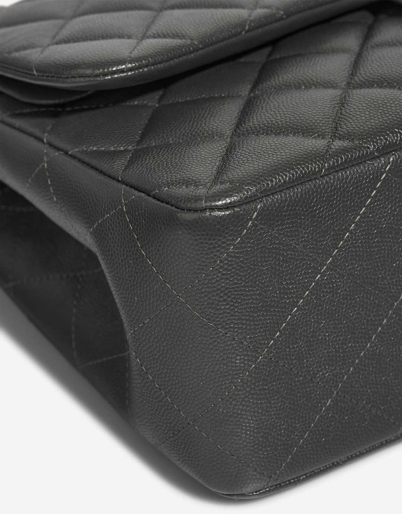 Chanel Timeless Jumbo Caviar Grey | SACLÀB