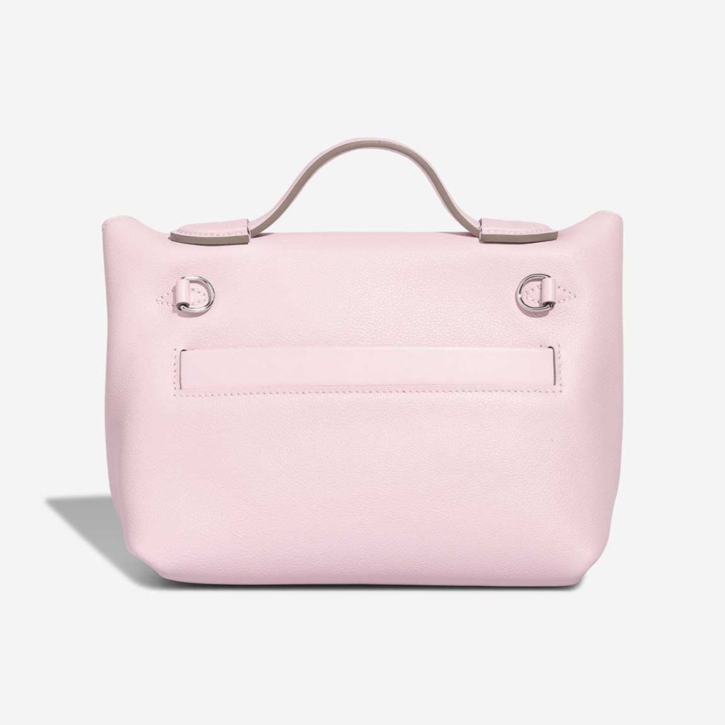 Hermès 24/24 Mini Evercolor / Swift Mauve Pâle / Sésame | SACLÀB