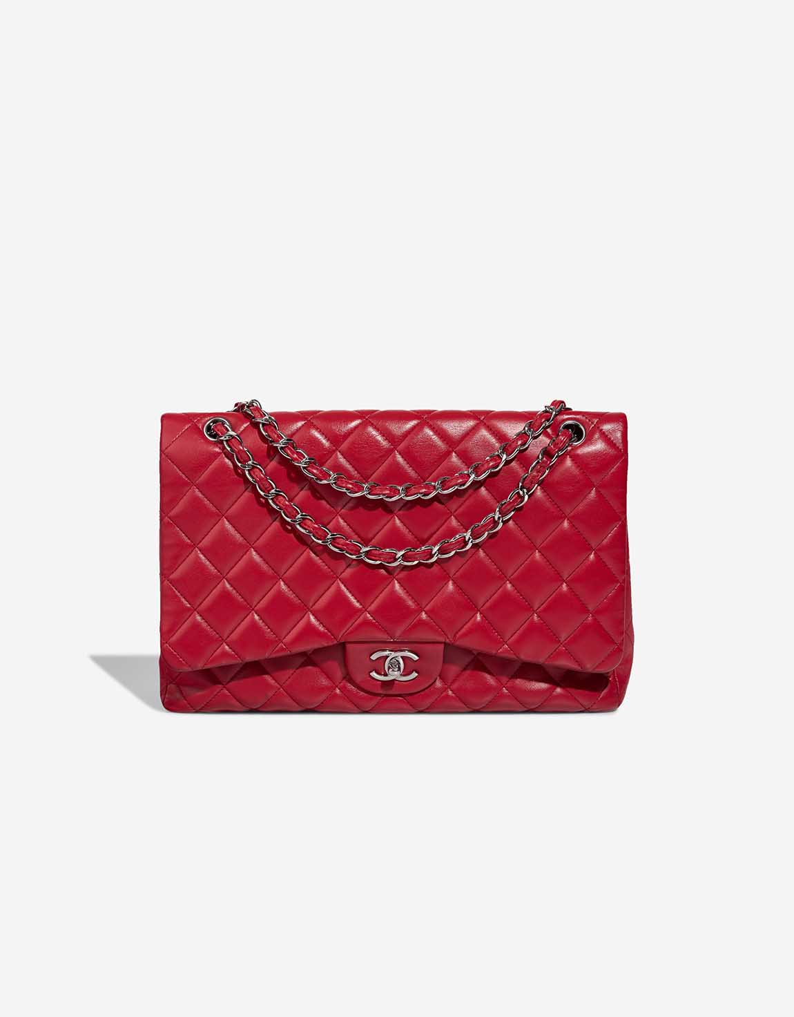 Chanel Timeless Maxi Lamb Red | SACLÀB