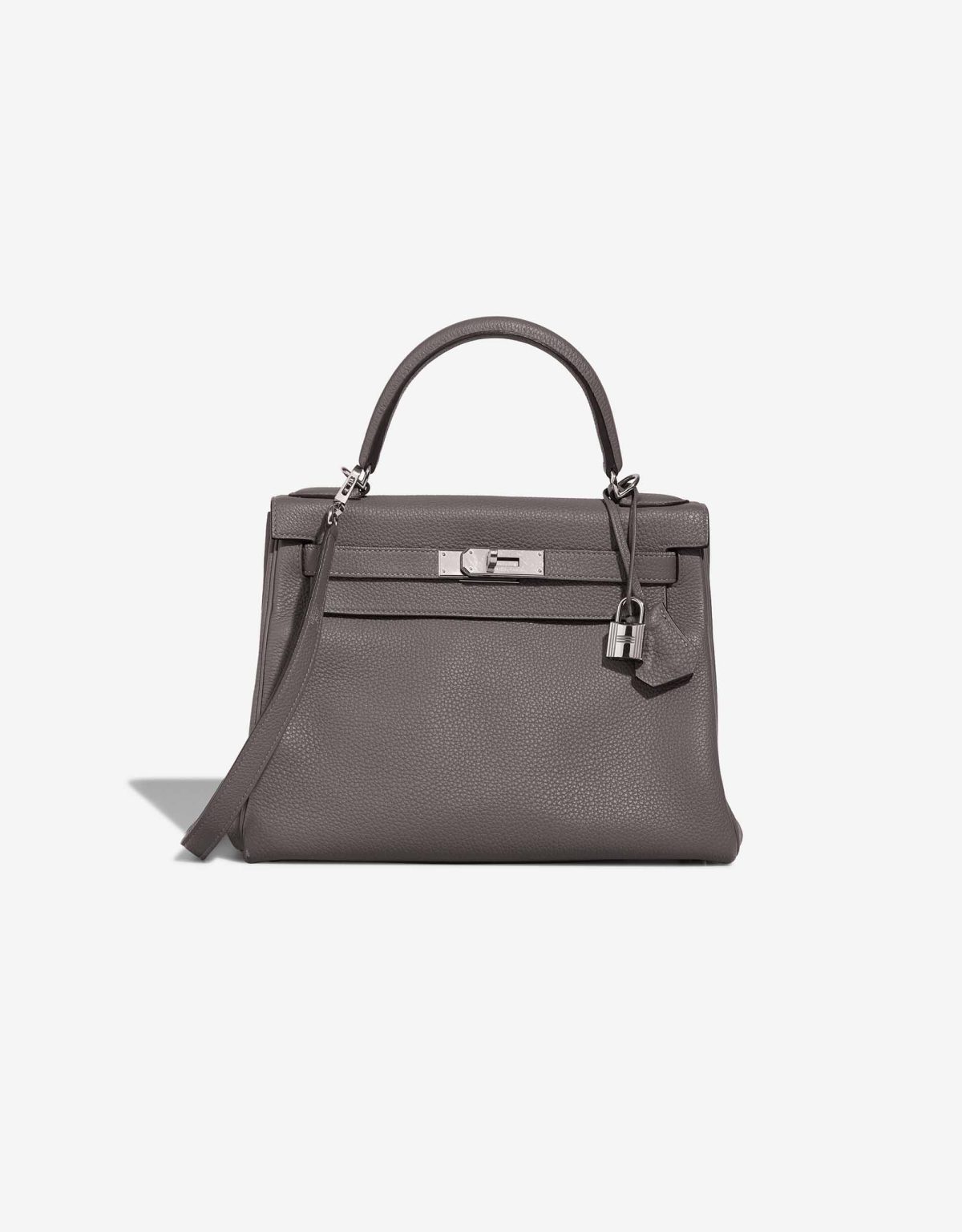 Hermès Kelly 28 Evercolor Etain | SACLÀB