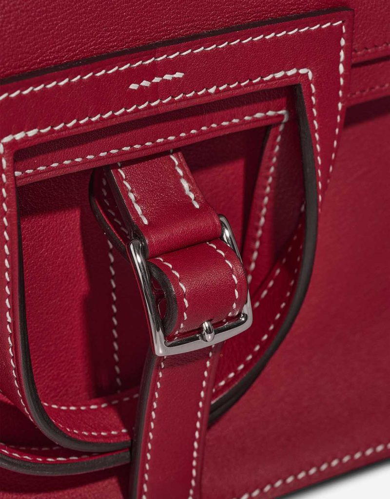 Hermès Halzan Mini Swift Rouge Grenat | SACLÀB