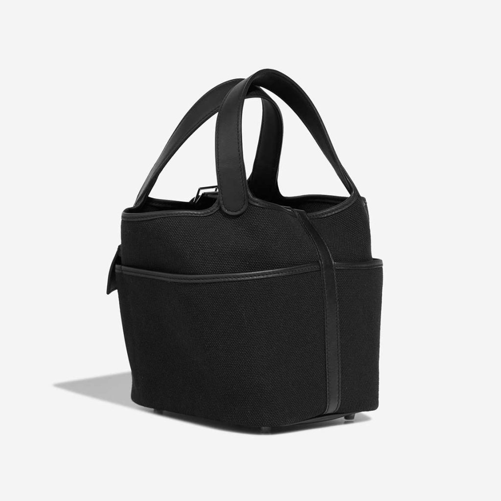 Hermès Picotin Cargo 18 Canvas / Swift Black | SACLÀB