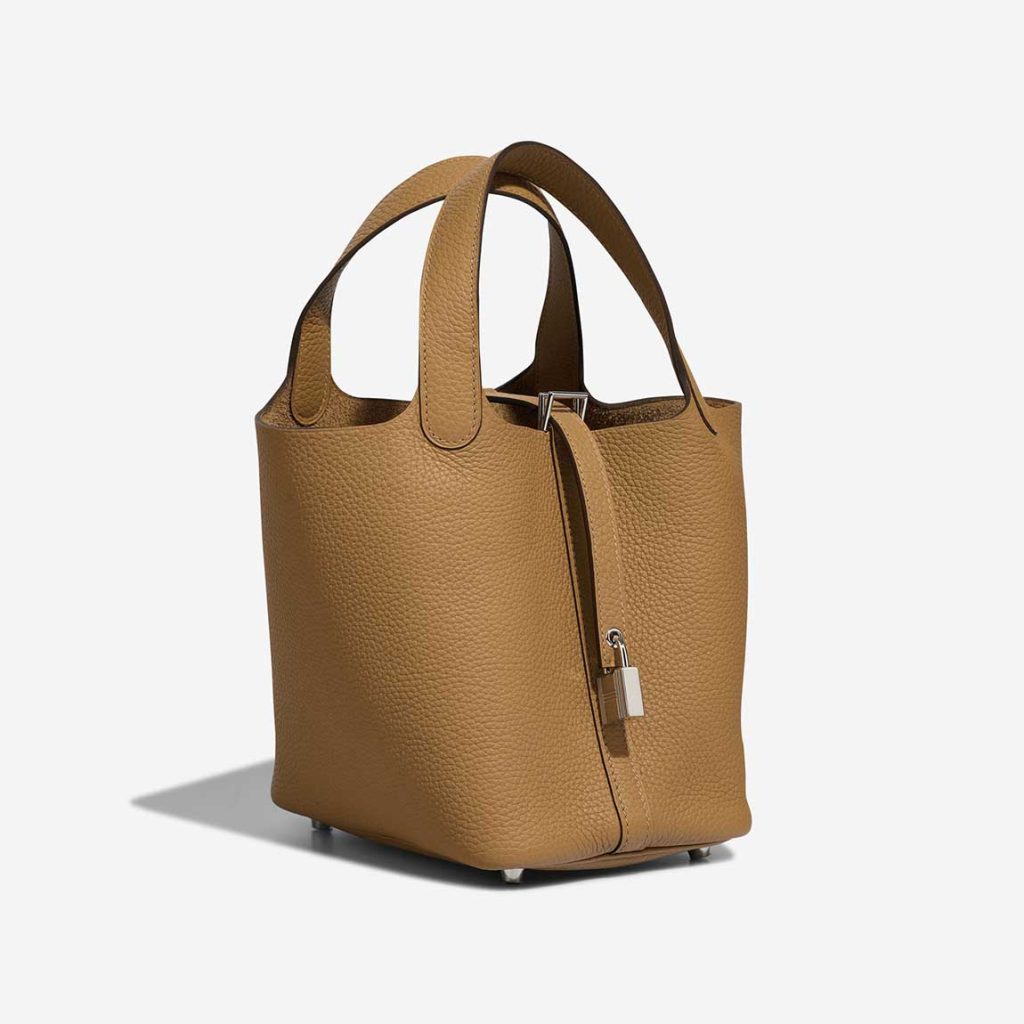 Hermès Picotin 18 Taurillon Clémence Biscuit | SACLÀB
