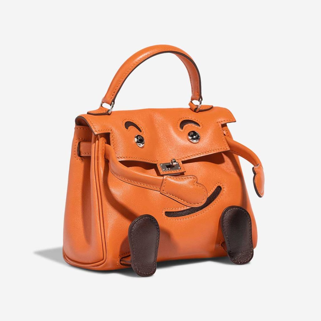 Hermès Kelly Doll Swift Orange H / Brown | SACLÀB