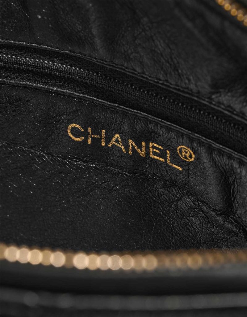 Chanel Camera Bag Lamb Black | SACLÀB