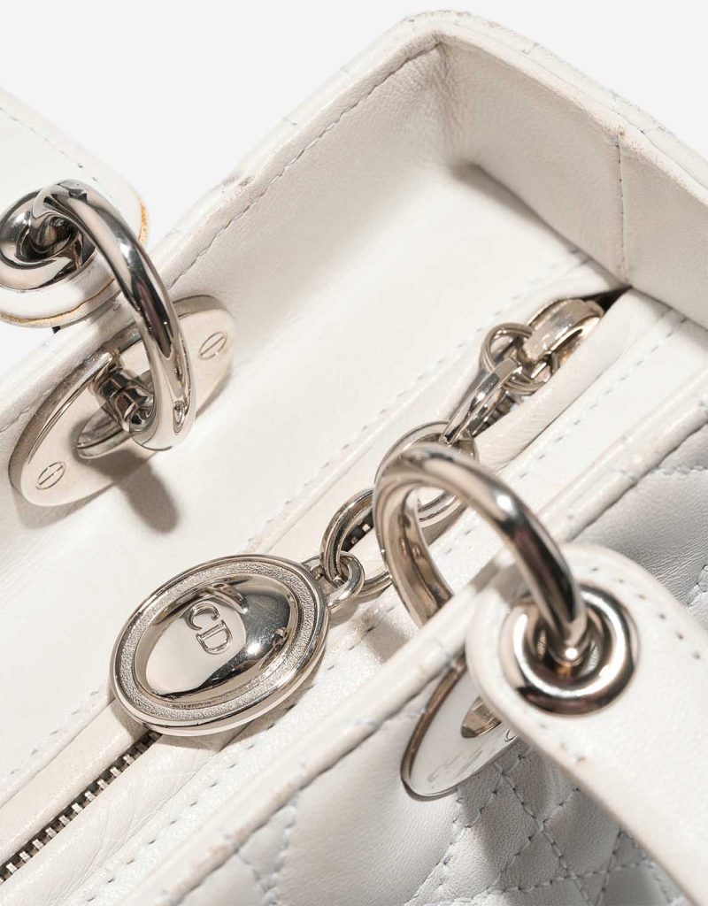 Dior Lady Medium Lamb White | SACLÀB