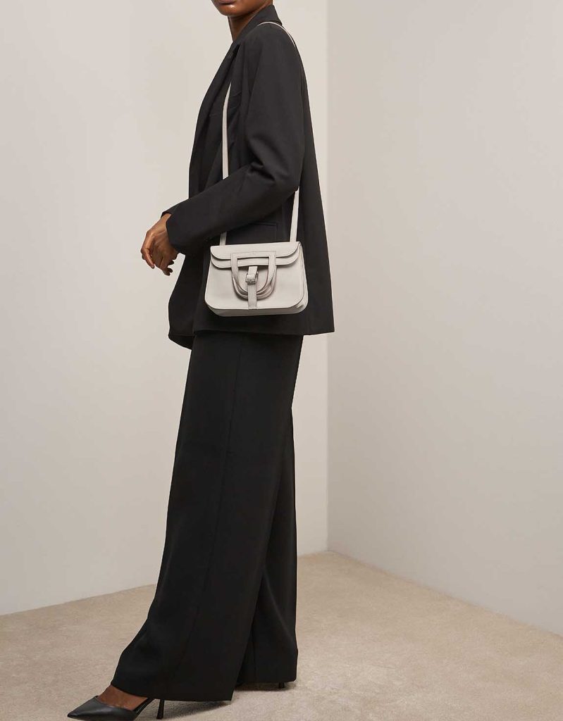 Hermès Halzan Mini Swift Béton | SACLÀB