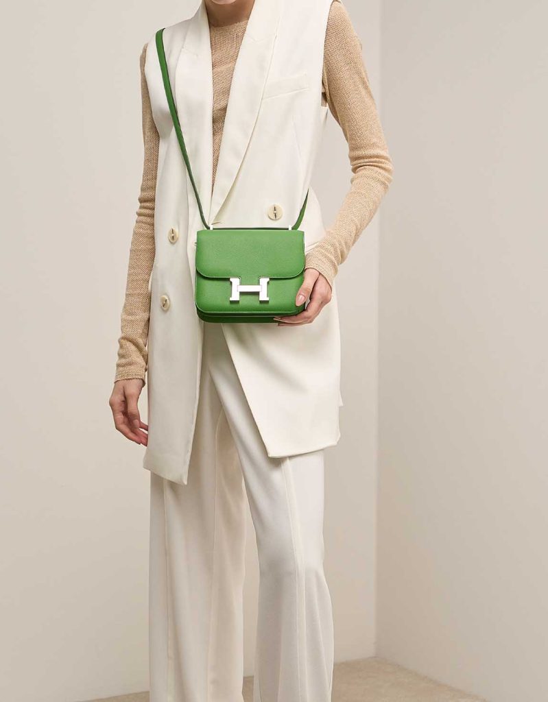 Hermès Constance 18 Epsom Vert Yucca | SACLÀB