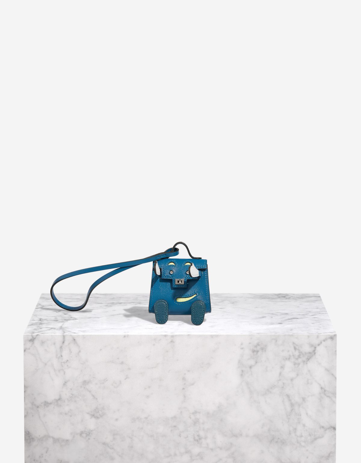 Hermès Kelly Micro Swift Blue Atoll | SACLÀB