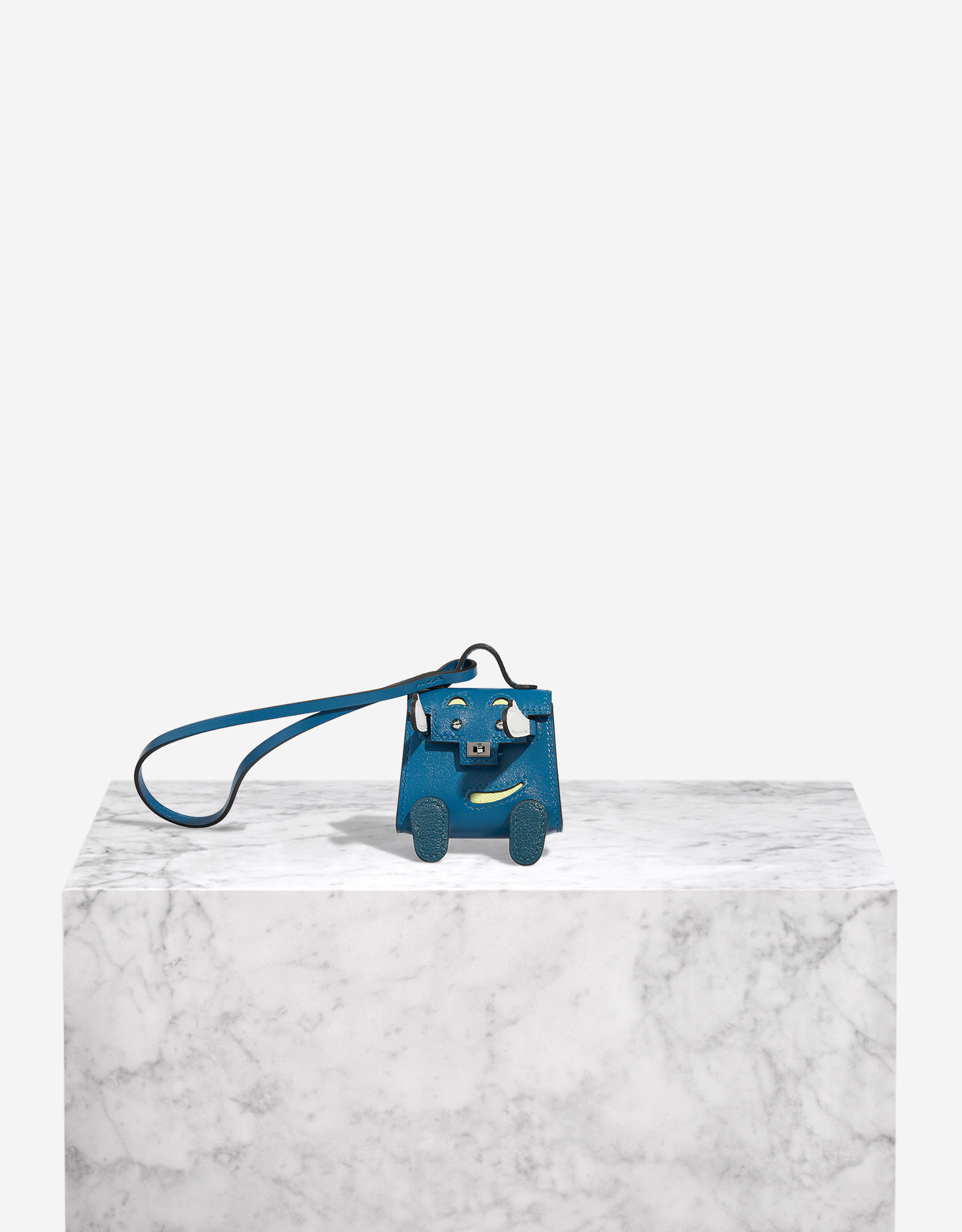 Hermès Kelly Micro Swift Blue Atoll | SACLÀB