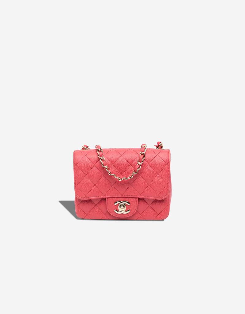 Chanel Timeless Mini Rectangular Tweed Pink | SACLÀB